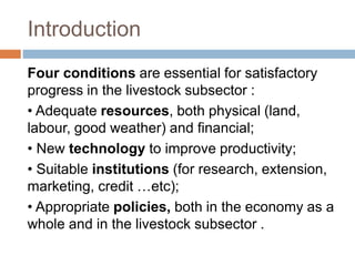 Livestock policy analysis slideshow | PPTX