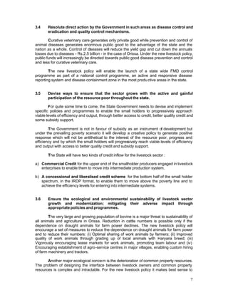 Livestock policy of odisha for finance, subsidy & project related ...