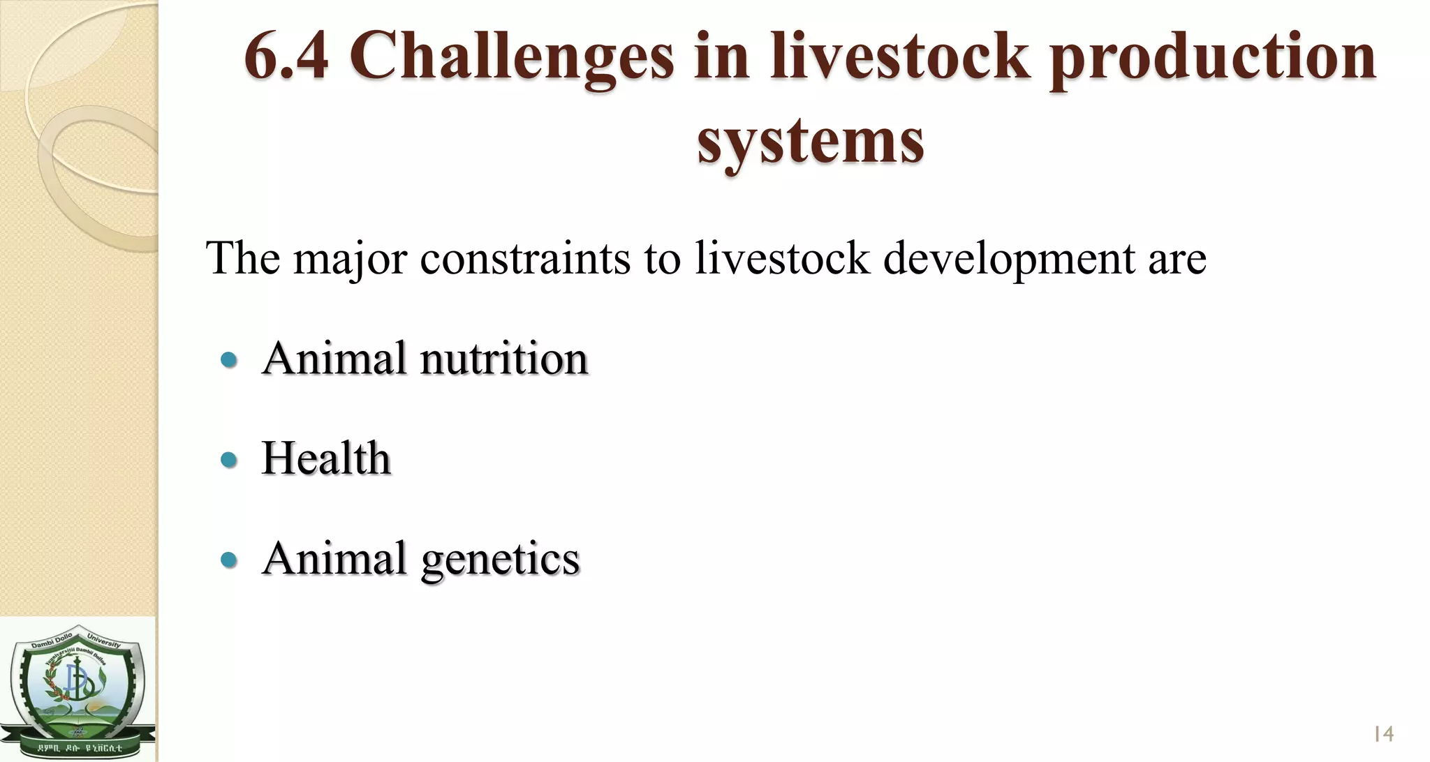Livestock production system | PDF