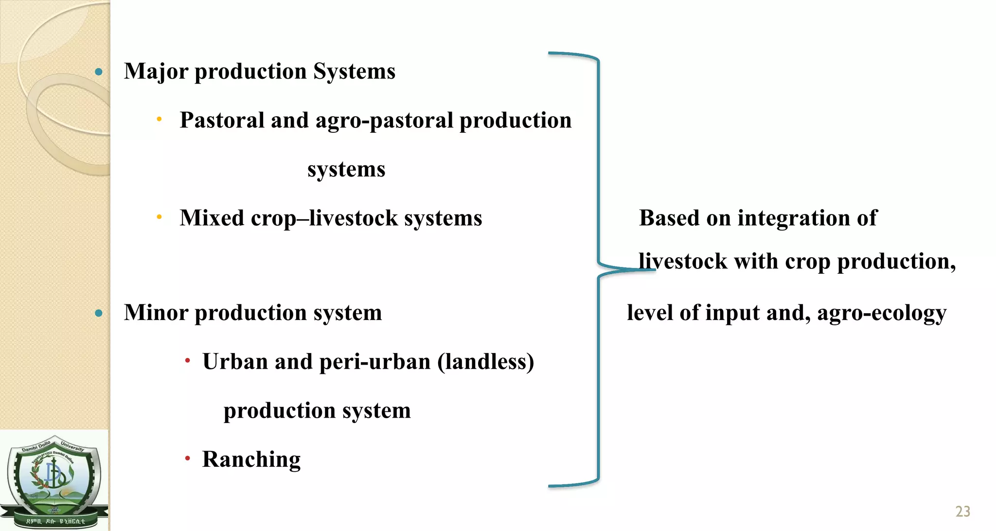 Livestock production system | PDF