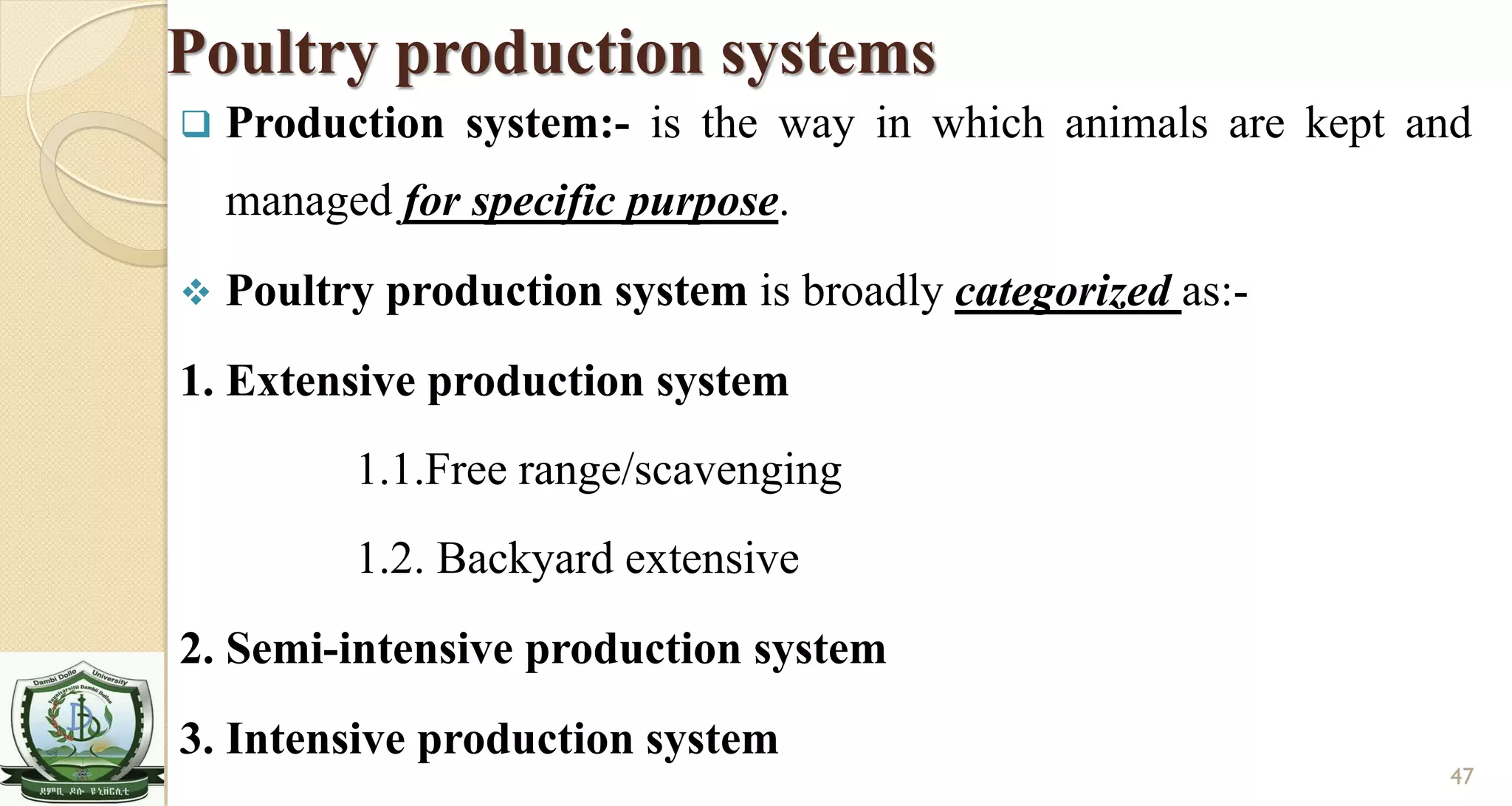 Livestock production system | PDF