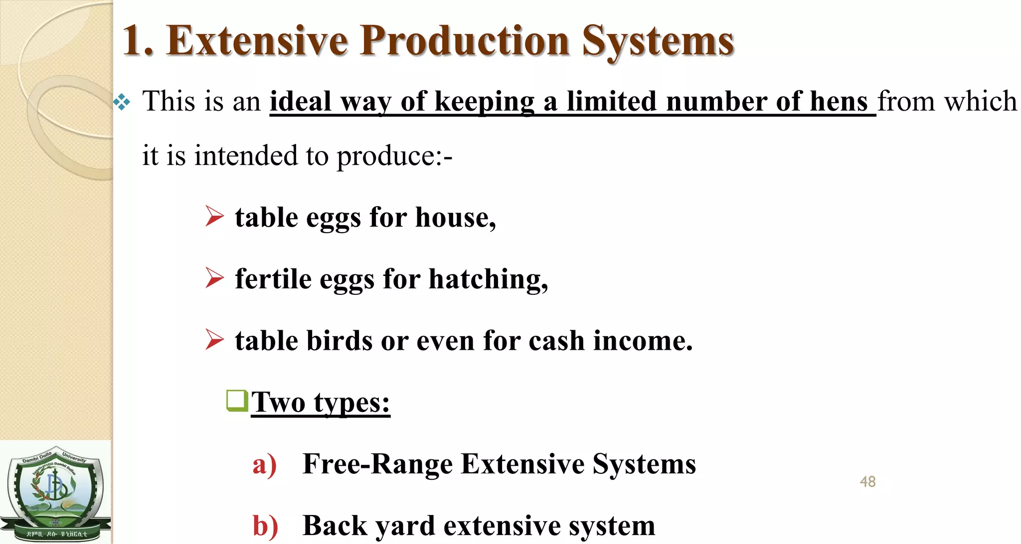 Livestock production system | PDF