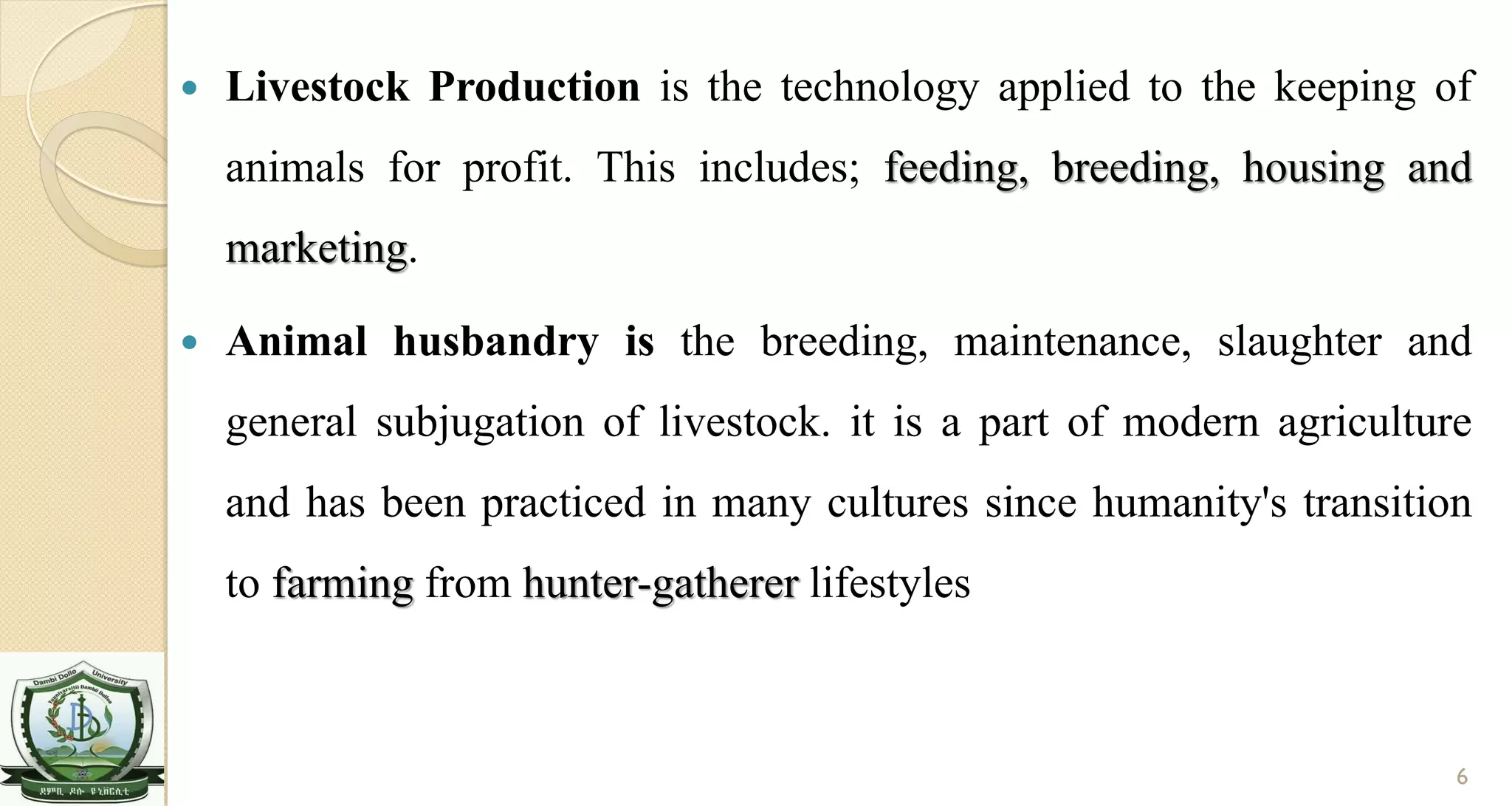Livestock production system | PDF
