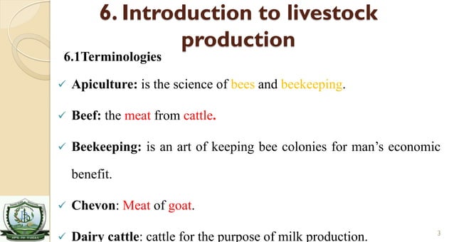 Livestock production system | PDF