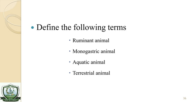 Livestock production system | PDF