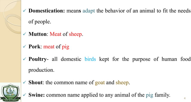 Livestock production system | PDF