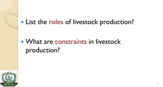 Livestock production system | PDF