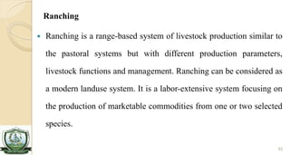 Livestock production system | PDF