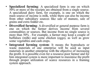 Livestock production systems and animal land holding pattern | PDF
