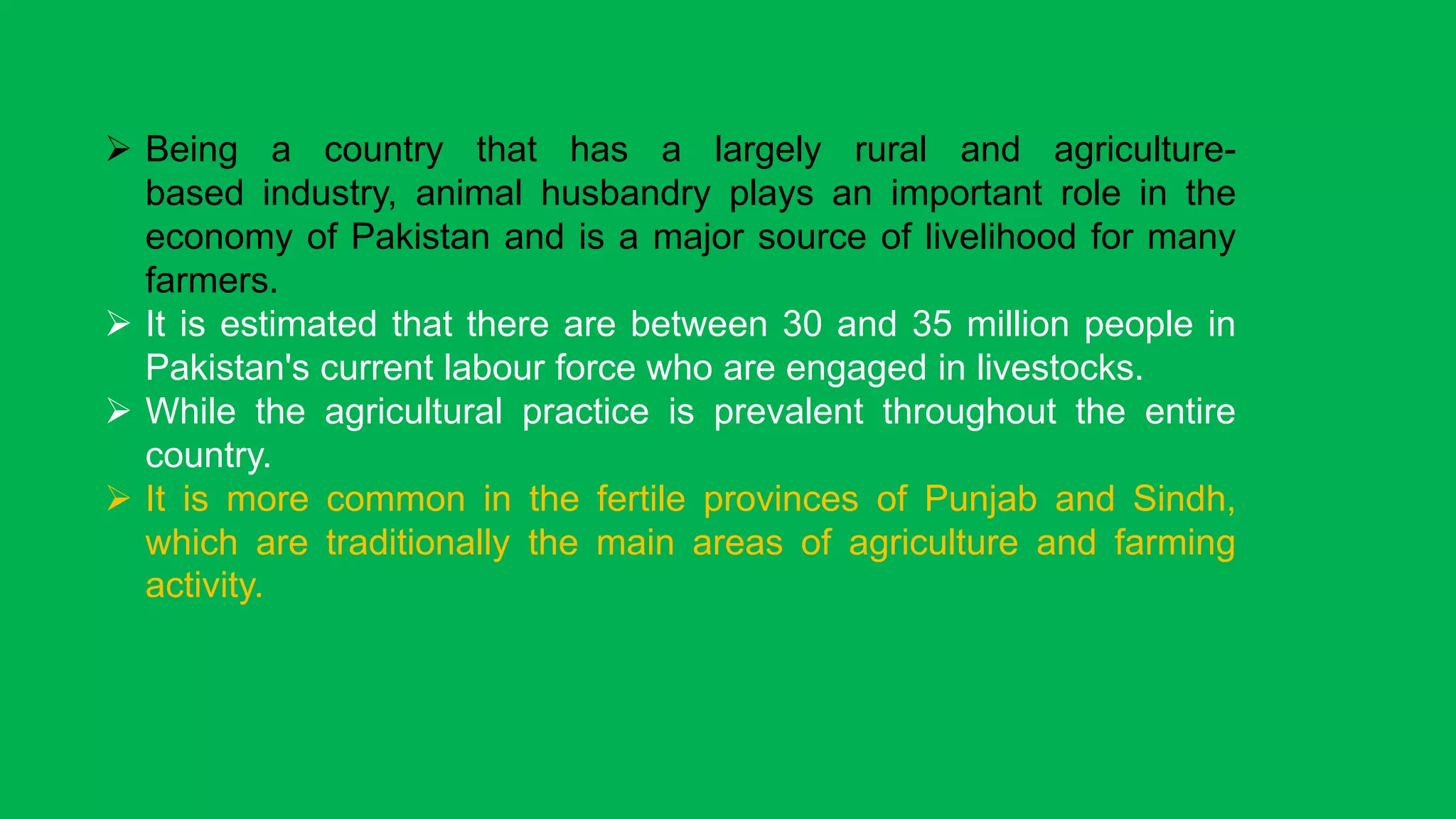 Livestock resources in pakistan | PPTX