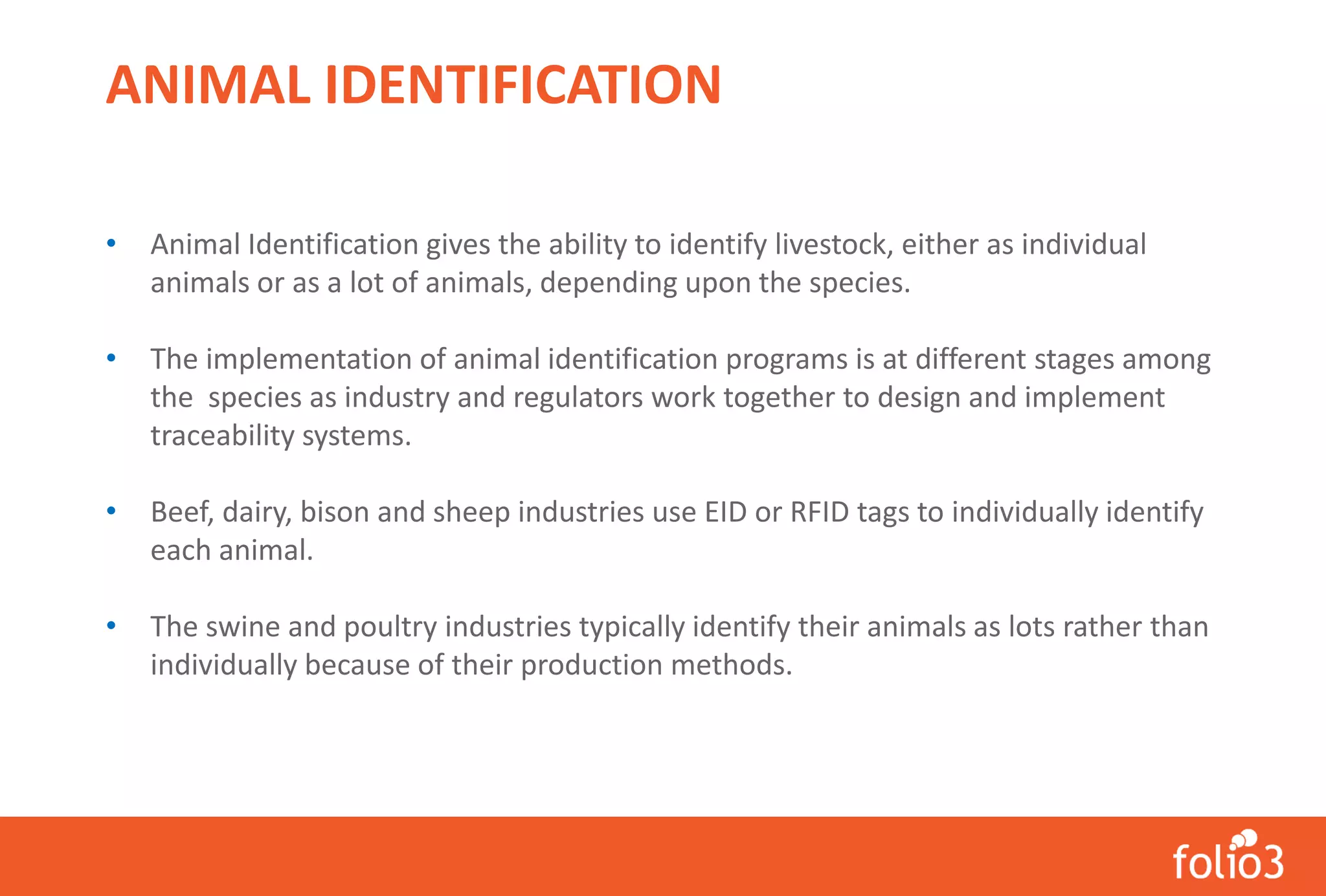 Livestock Identification and Traceability System | Beef, Sheep, Goat ...