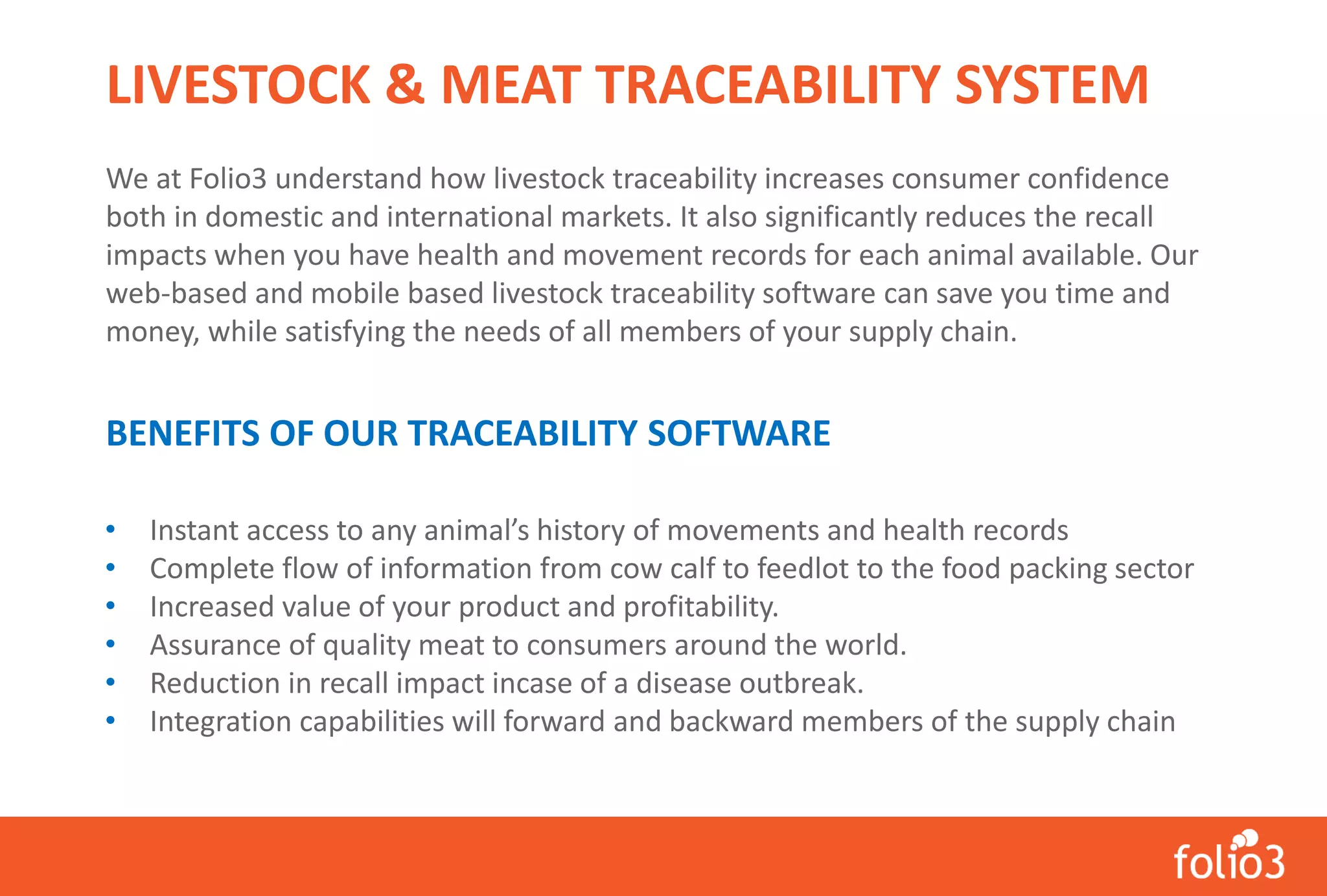 Livestock Identification and Traceability System | Beef, Sheep, Goat ...