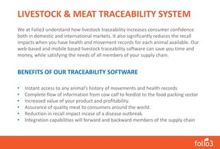 Livestock Identification and Traceability System | Beef, Sheep, Goat ...