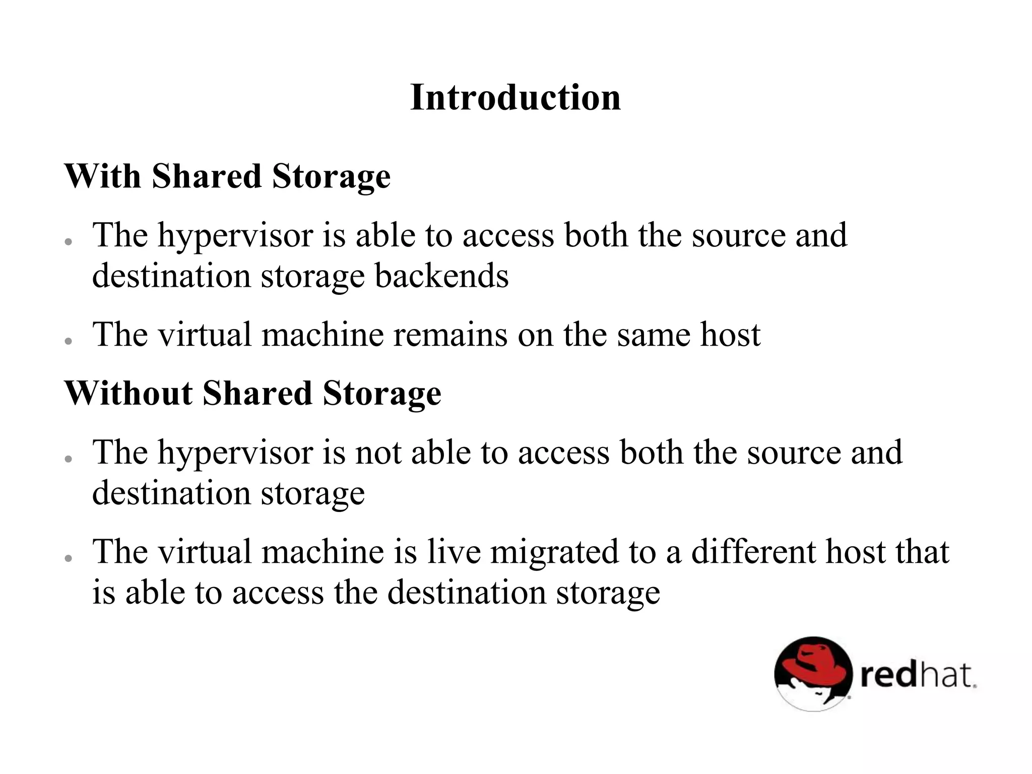 RHEVM - Live Storage Migration | PPTX