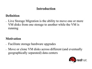 RHEVM - Live Storage Migration | PPTX