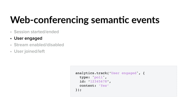 Intro to Segment & Tracking for Live Streaming by Livestorm | PPT