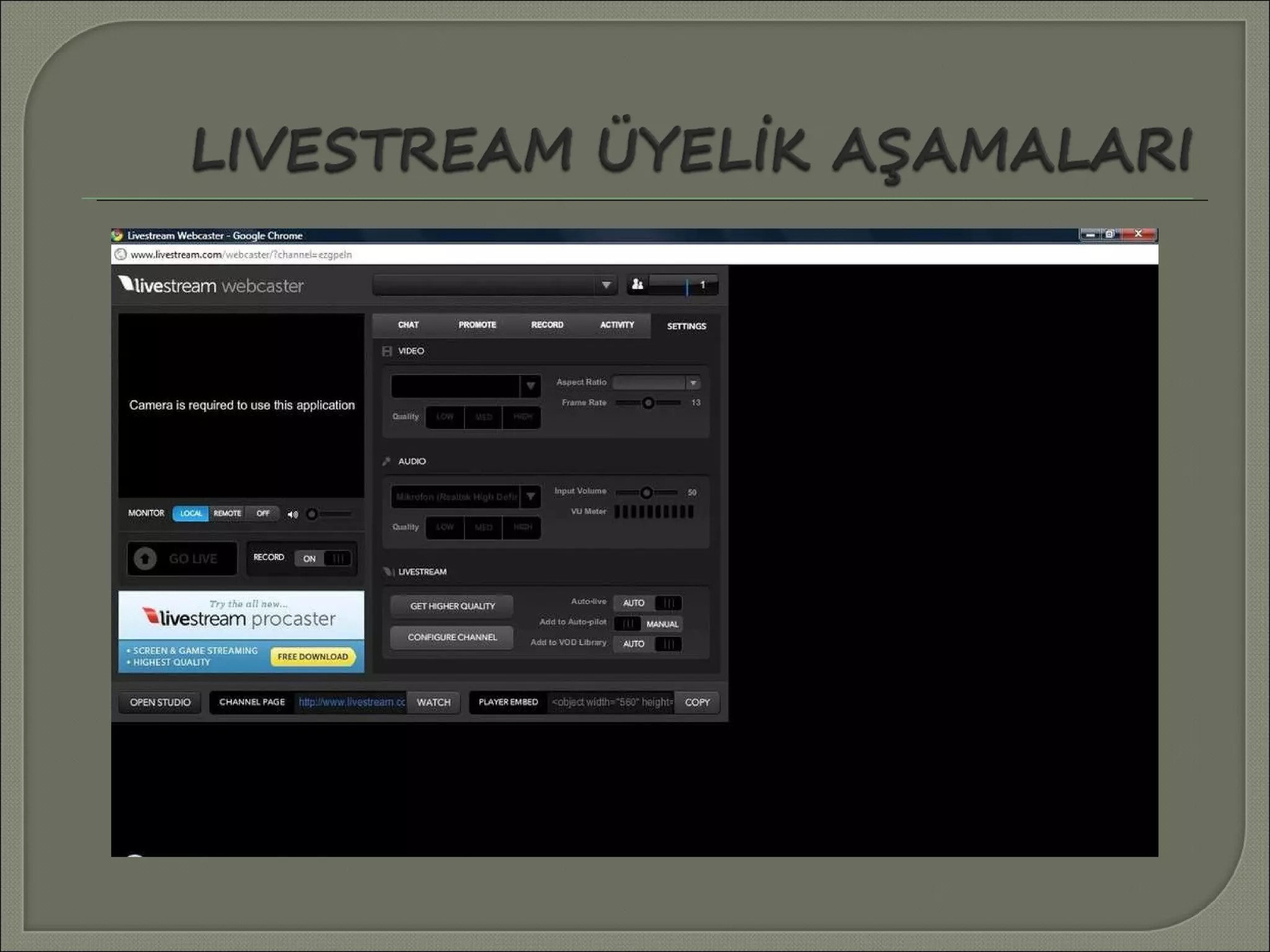 Livestream 101021075700-phpapp02 | PPT
