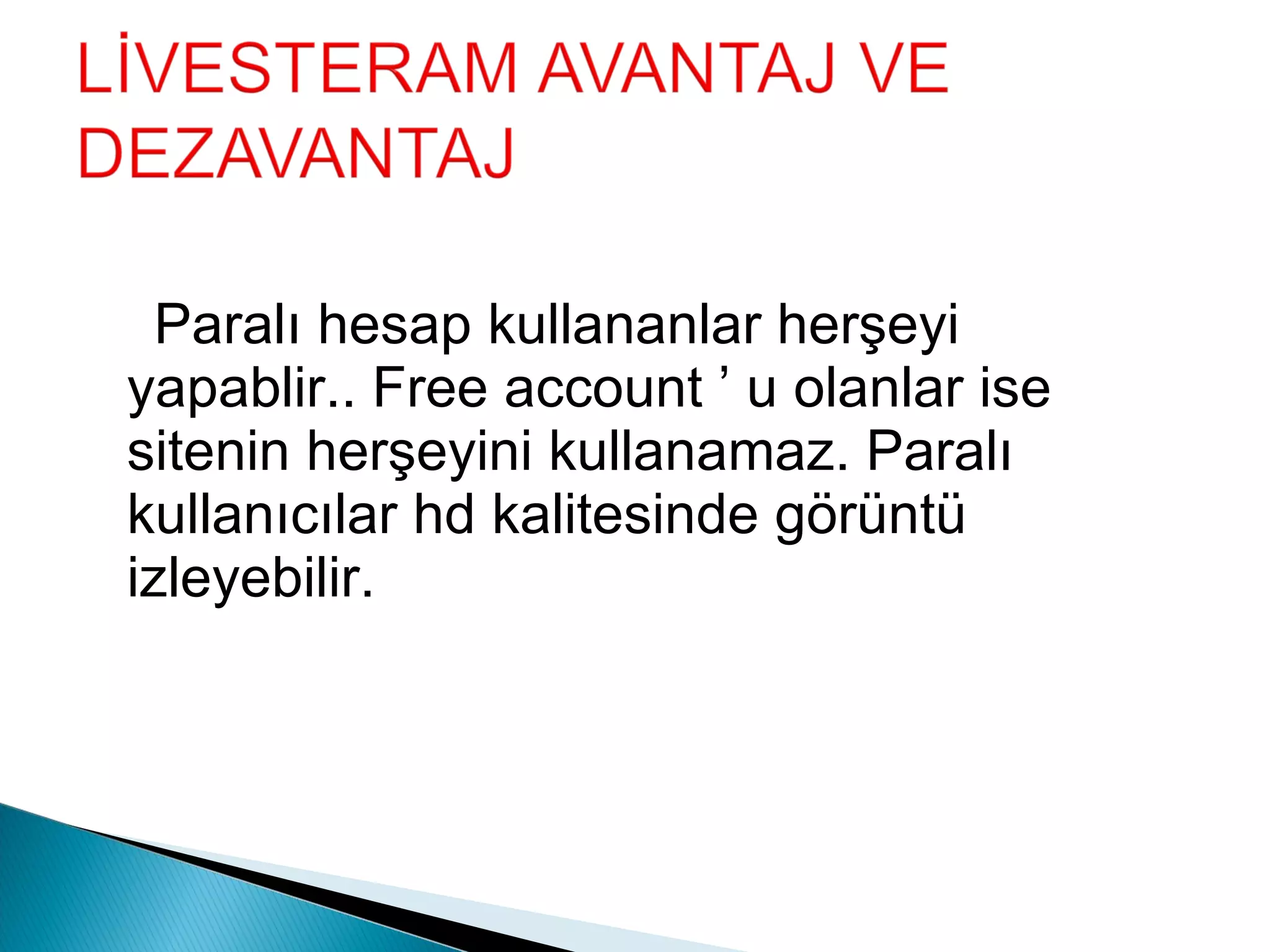 Livestream 418 ilk odev | PPT
