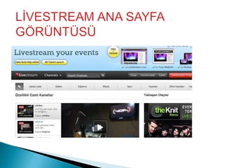 Livestream 418 ilk odev | PPT