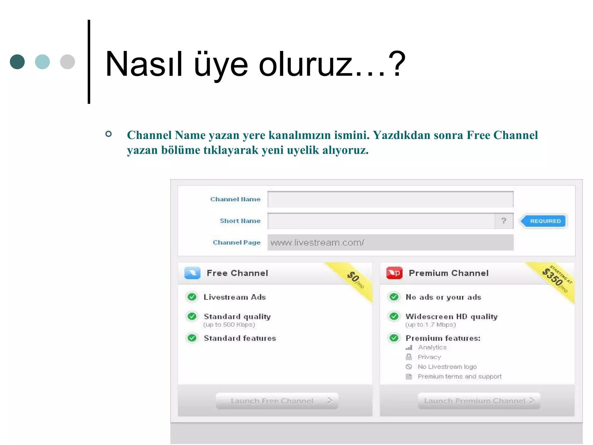 Live streamemre | PPT