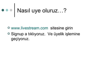 Live streamemre | PPT