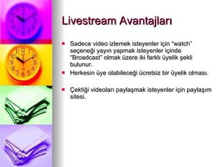 Livestream şenol | PPT