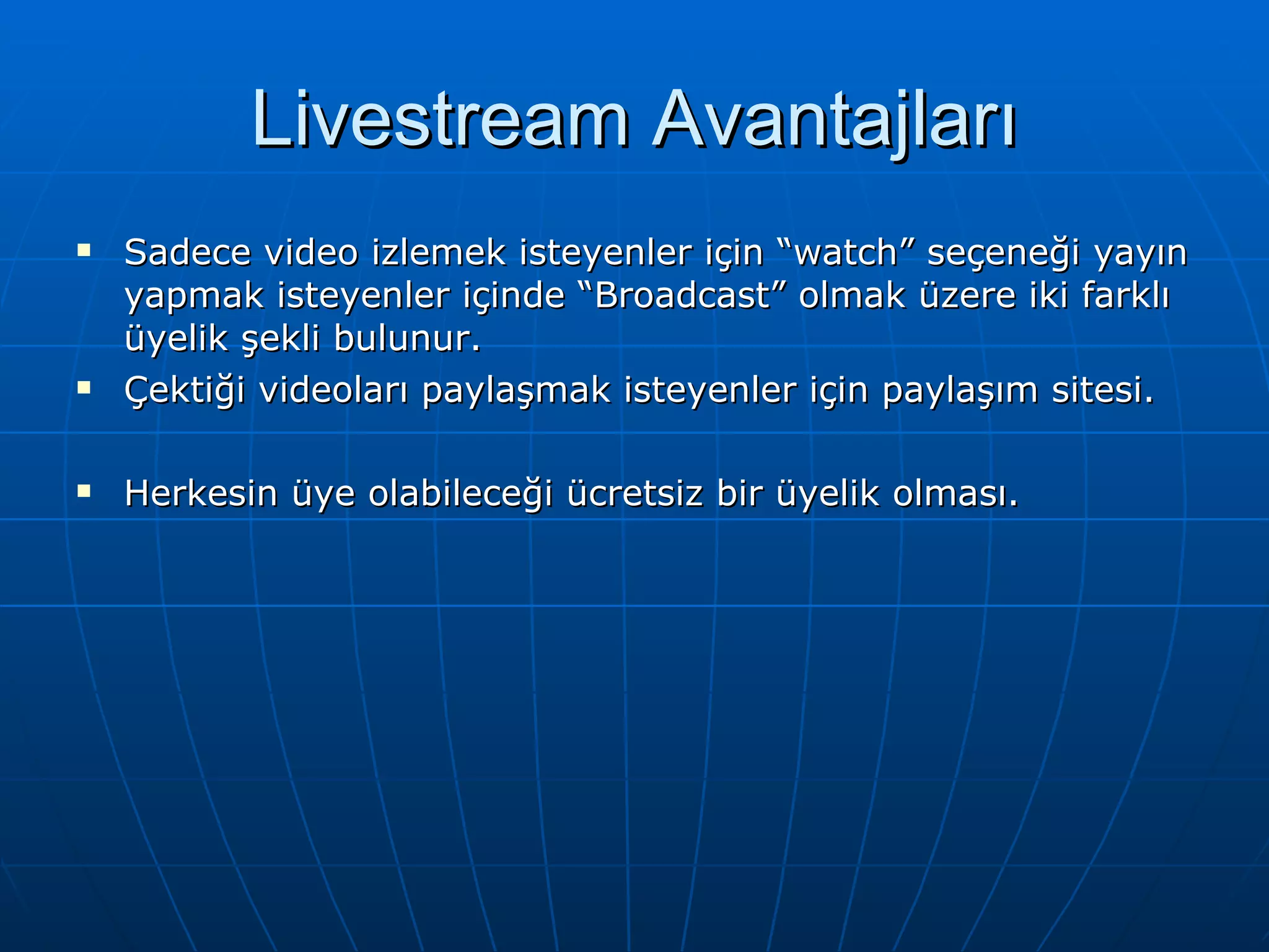 Livestream ersan kaplan | PPT