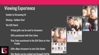 Live Streaming 101 - An Introduction to Social Live Streaming Apps | PPT