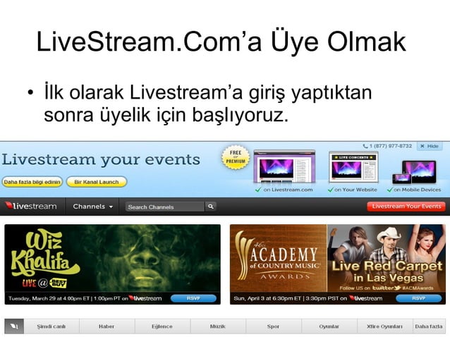 Live stream nedir | PPT
