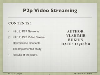 Livestream Video P2P | PPT