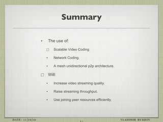 Livestream Video P2P | PPT