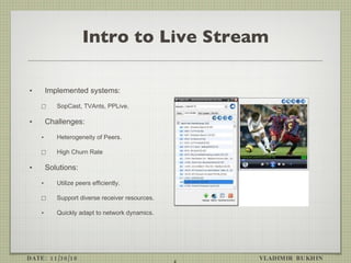 Livestream Video P2P | PPT