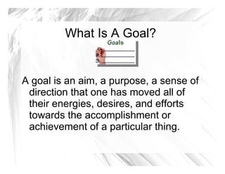 Live To Succeed Goal Setting | ODP