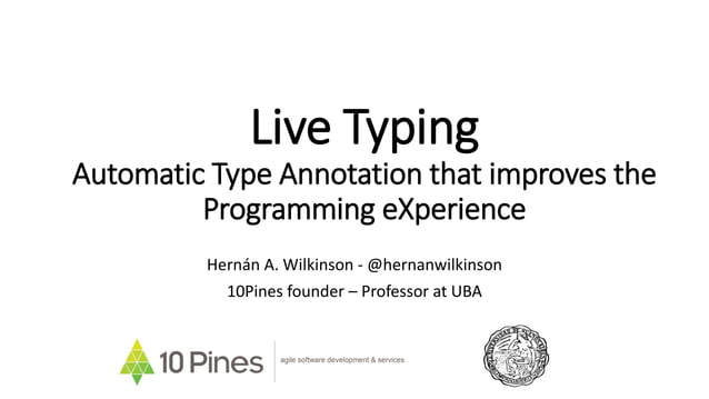 Live Typing - Automatic Type Annotation that improves the Programming ...