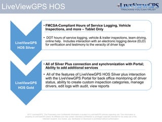 LiveViewGPS Hours Of Service (HOS) Presentation | PPT