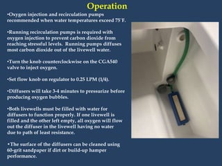 Livewell Oxygen System Tested by Texas Parks and Wildlife | PPTX