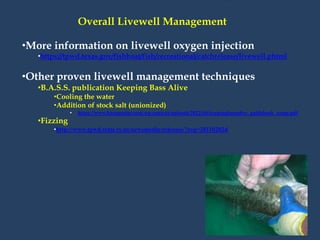 Livewell Oxygen System Tested by Texas Parks and Wildlife | PPTX