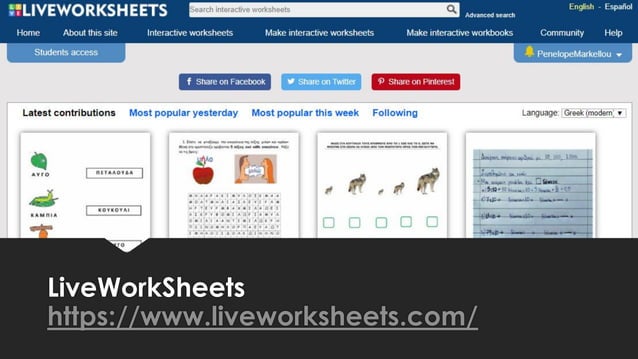 LiveWorkSheets & WordWall | PDF