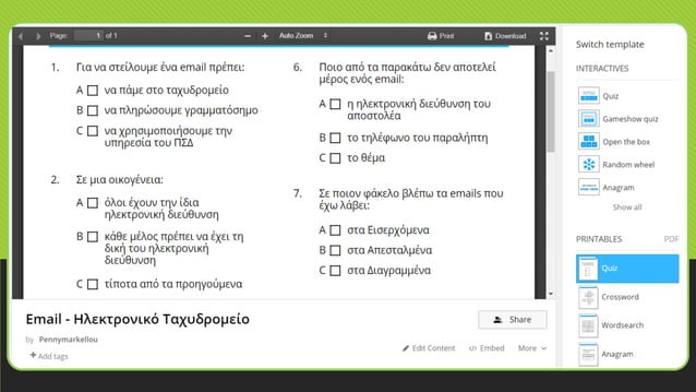 LiveWorkSheets & WordWall | PDF