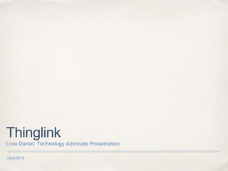 Technology Advocate Presentation | PPT