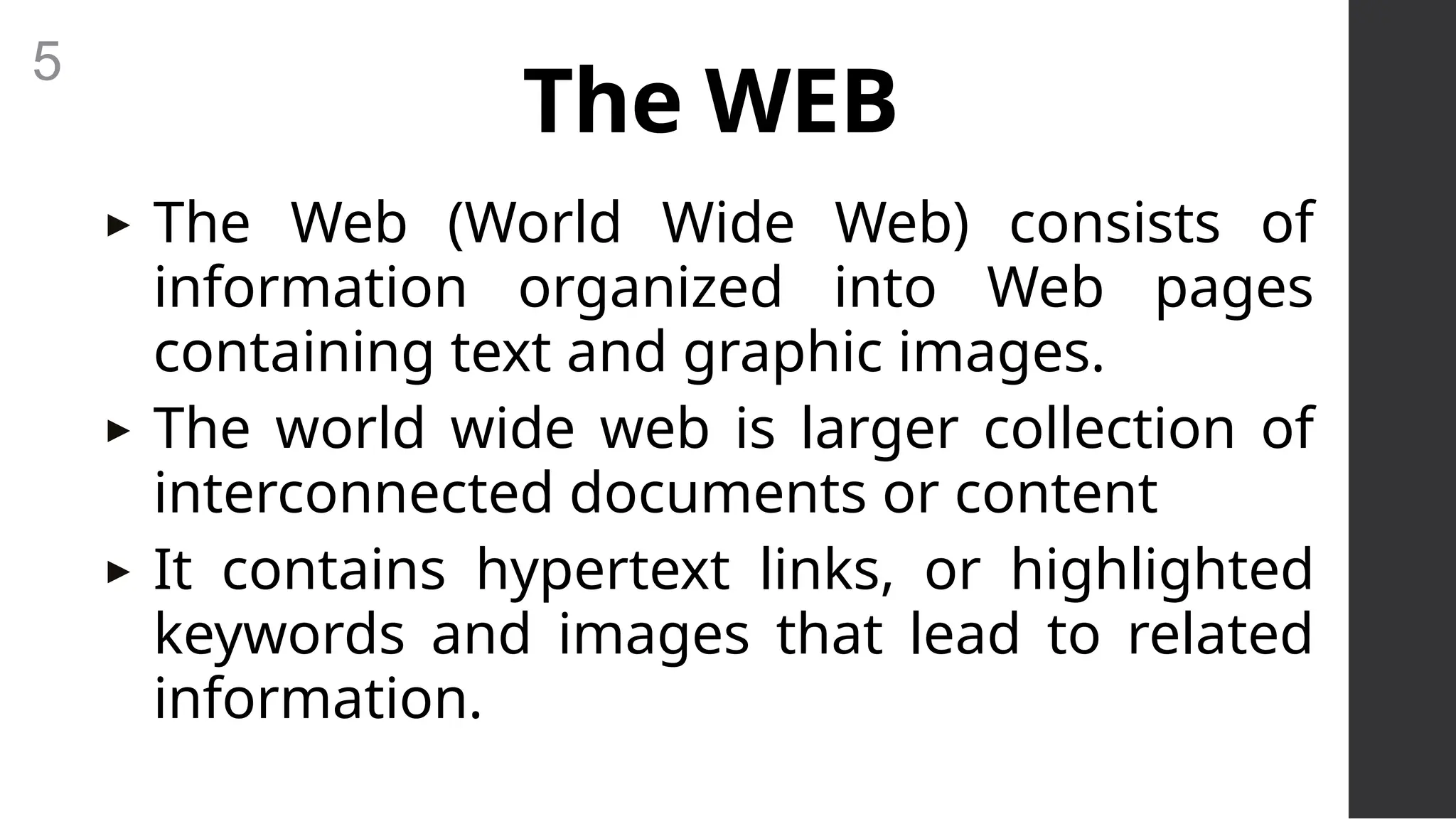 Living-in-IT-Era-Module-3-The-Web-and-The-Internet.pptx | Internet ...