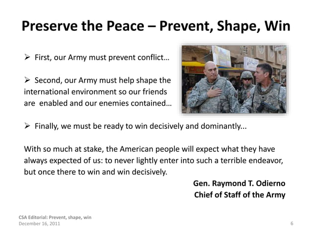 Living the-army-ethic-lesson-plan-slides | PPTX | Defense Industry ...