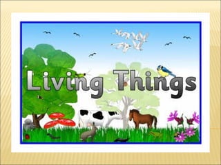 Living things | PPT | Biological Sciences | Science