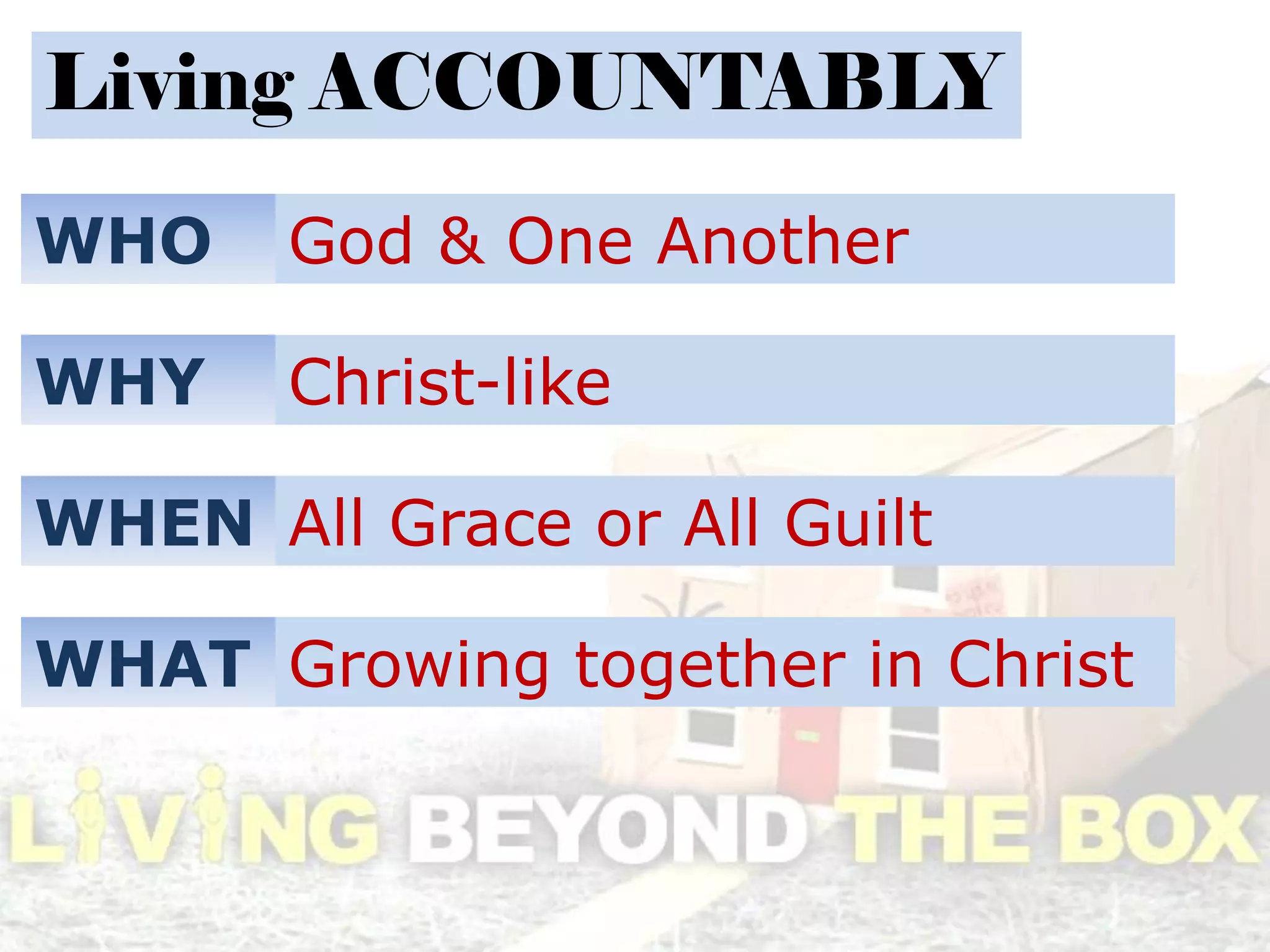 Living accountably by jory leong | PDF