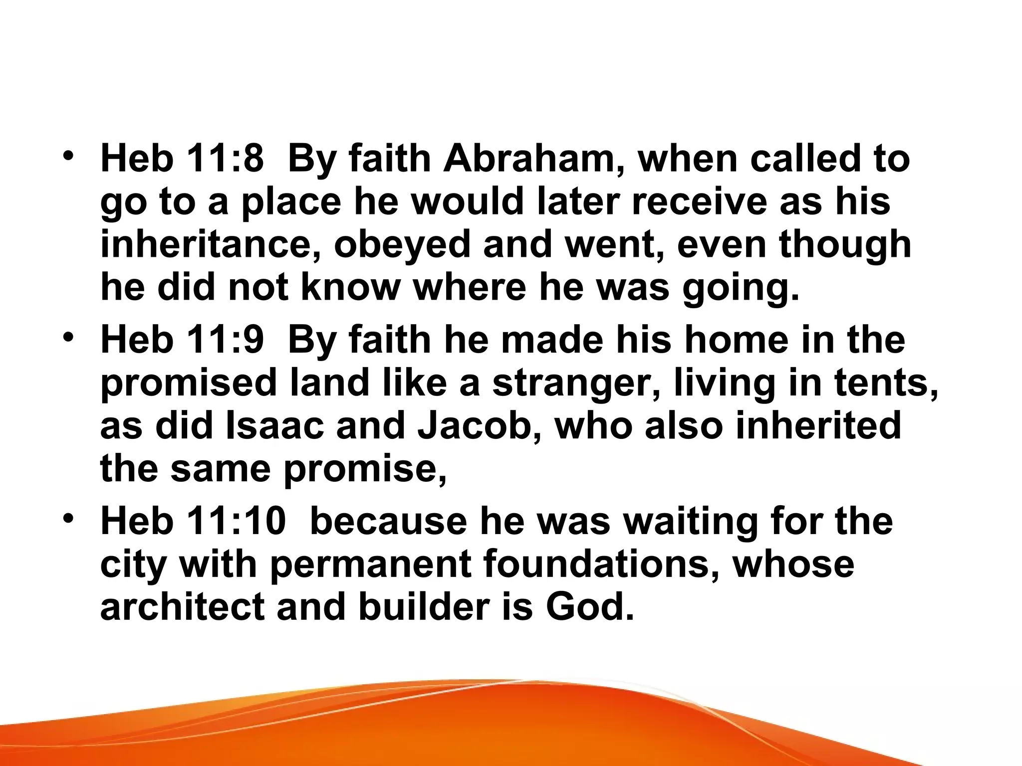 Living a God pleasing faith | PPT