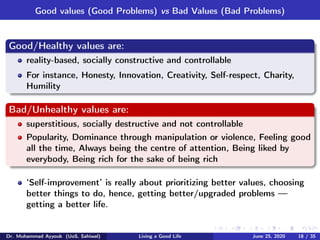 Living a good life | PPT