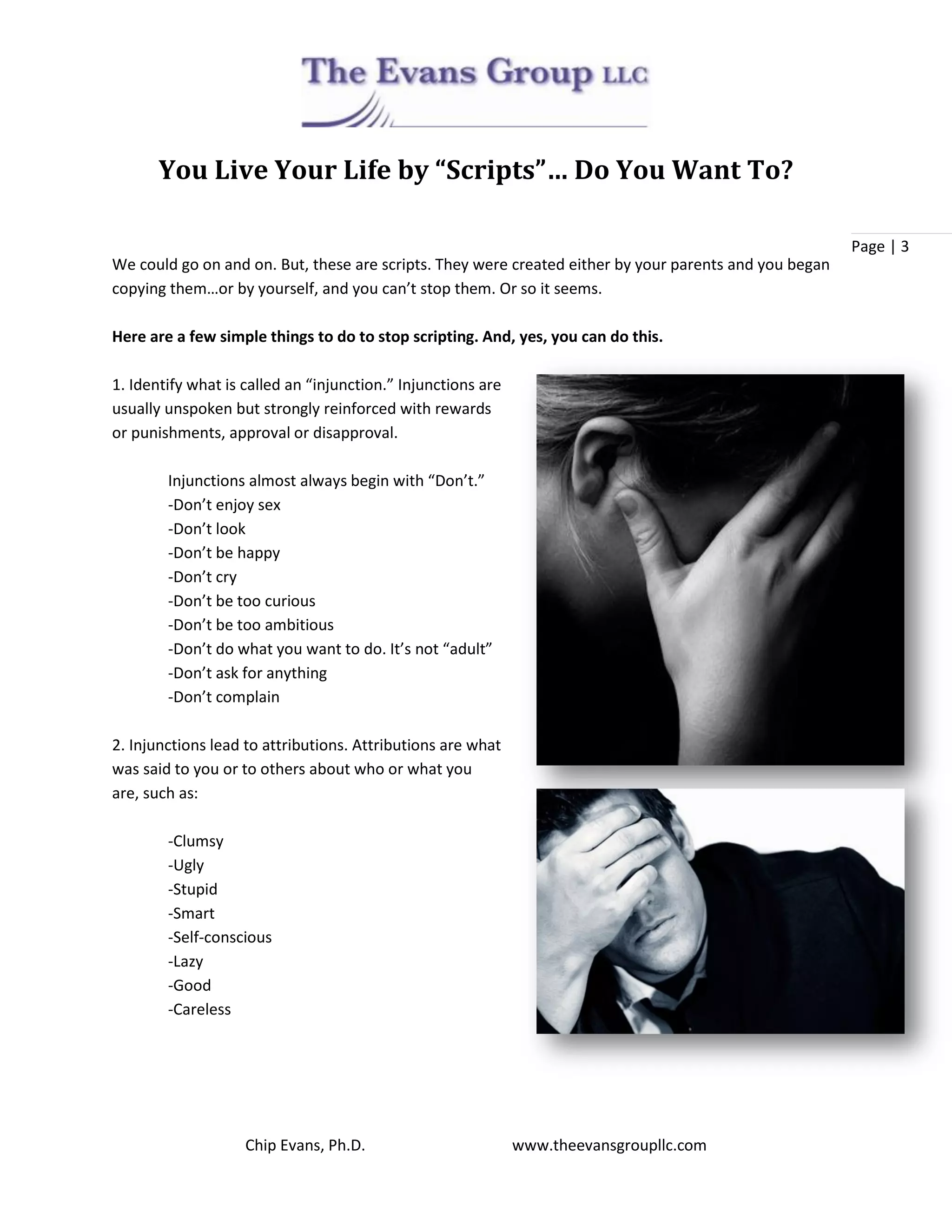 Living a life of scripts | PDF