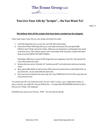 Living a life of scripts | PDF