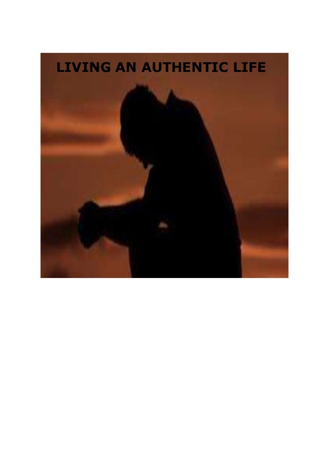 Living an authentic life