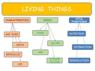 Living and non living things | PDF